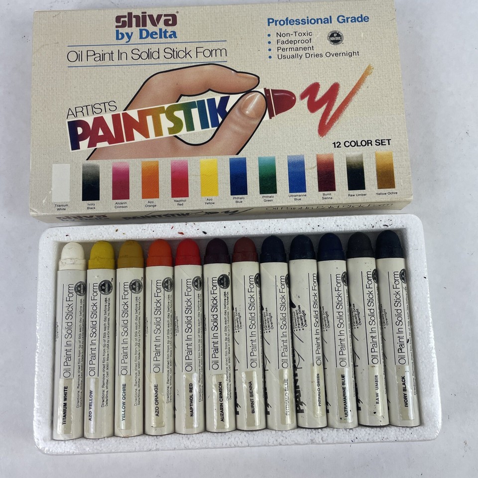 Shiva by Delta Artists Paintstik Oil Paint In Stick Form 12 Color Set ...