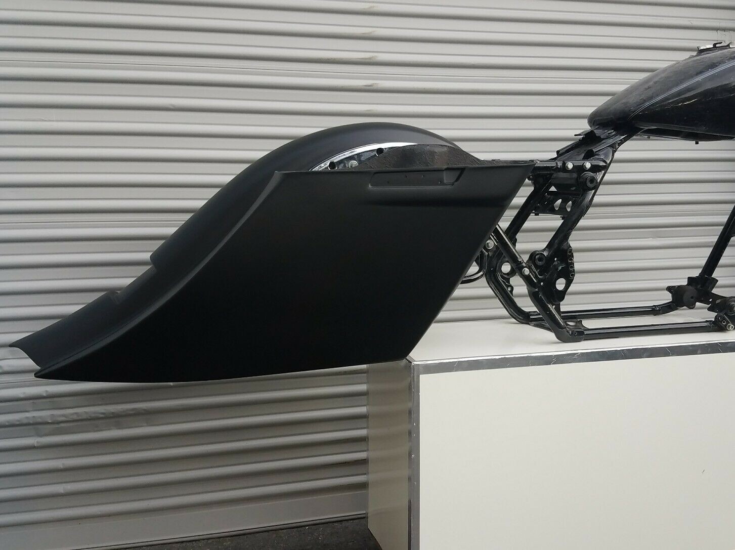 Harley Davidson Baggers 7" Extended Saddlebags and Rear Fender 2009-13 ...