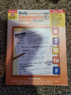 Daily Geography Practice, Grade 6, Paperback by Johnson, Sandi, Brand ...