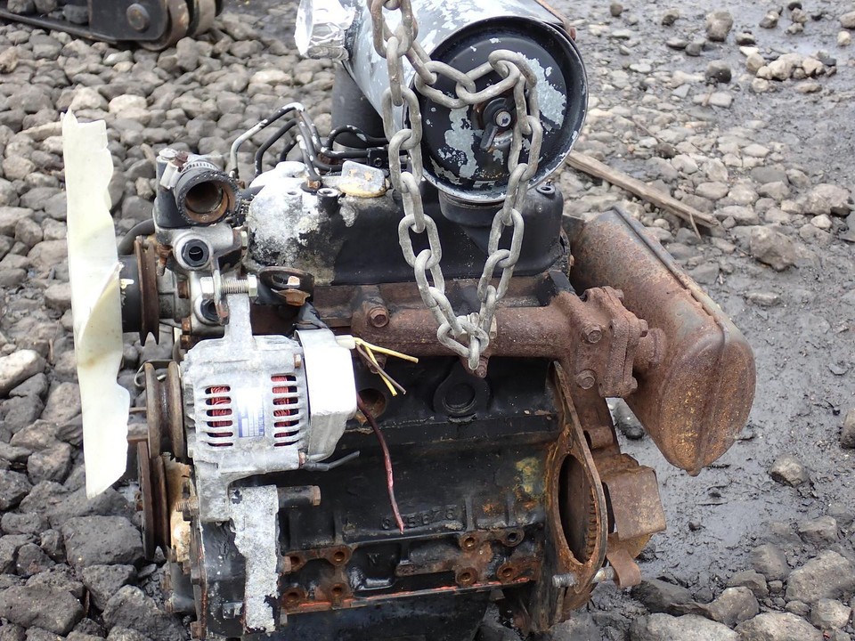 Yanmar 3TNA72UJ Diesel Engine RUNS STRONG! VIDEO! 3TNA72 John Deere 755 ...