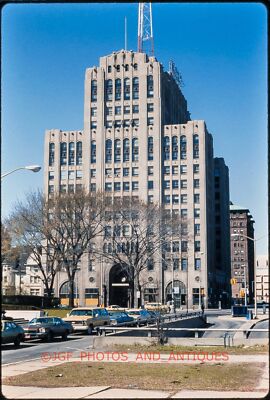 1970S DETROIT STREET SCENE CARS ORIG AMATEUR 35MM COLOR SLIDE CITYSCAPE ...