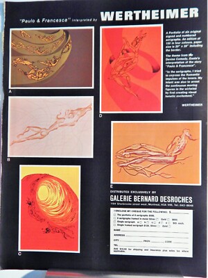 WERTHEIMER PIECE VTG ORIG 1978 ADVERTISEMENT | eBay