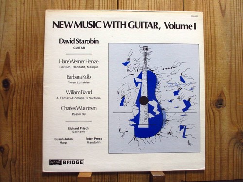 David Starobin New Music With Guitar Volume I Bridge Records BDG 2001 ...