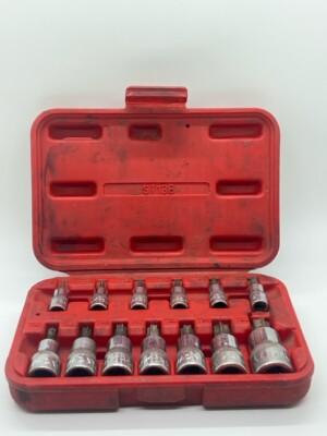 Mac Tools 13pc Torx Star Socket Driver Set ST13B AK1124MSS (DRP019832) | eBay