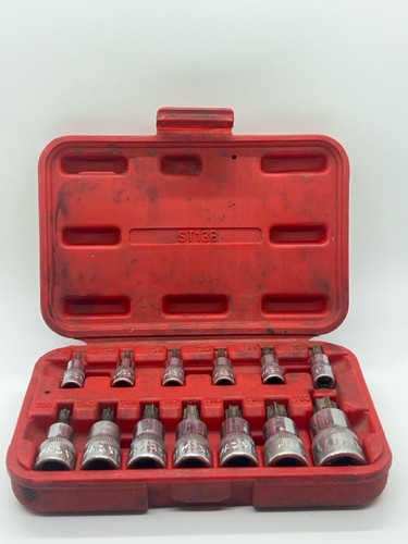 Mac Tools 13pc Torx Star Socket Driver Set ST13B AK1124MSS (DRP019832 ...
