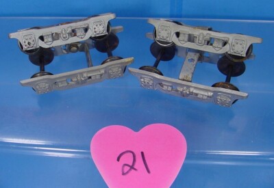 #21 O SCALE ALL NATION 2 PR AMERICAN CAR & FOUNDRY 4 WHEEL PASSENGER ...