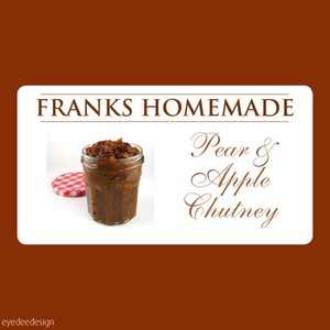 Chutney Jar Stickers Thank You Labels Homemade Preserves Personalised ...