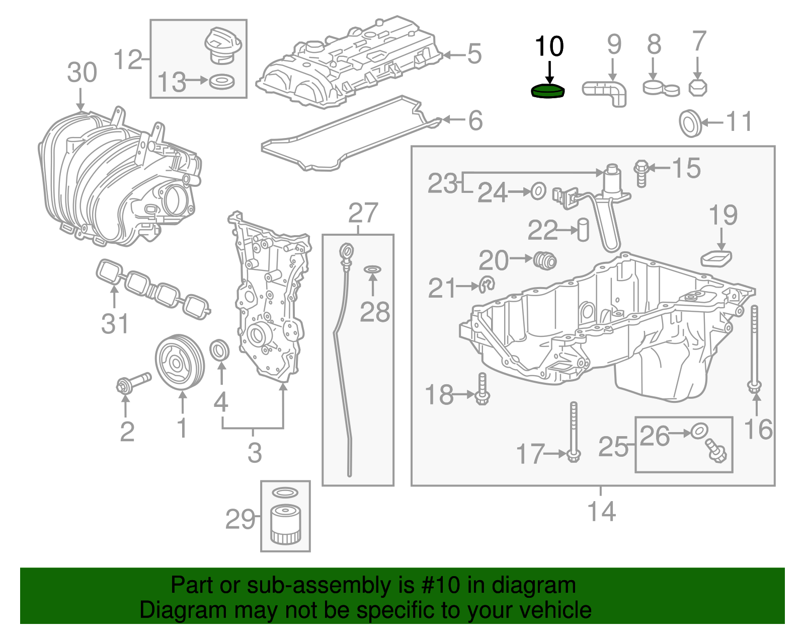 Genuine+GM+Valve+Cover+Gasket+12634516 for sale online | eBay