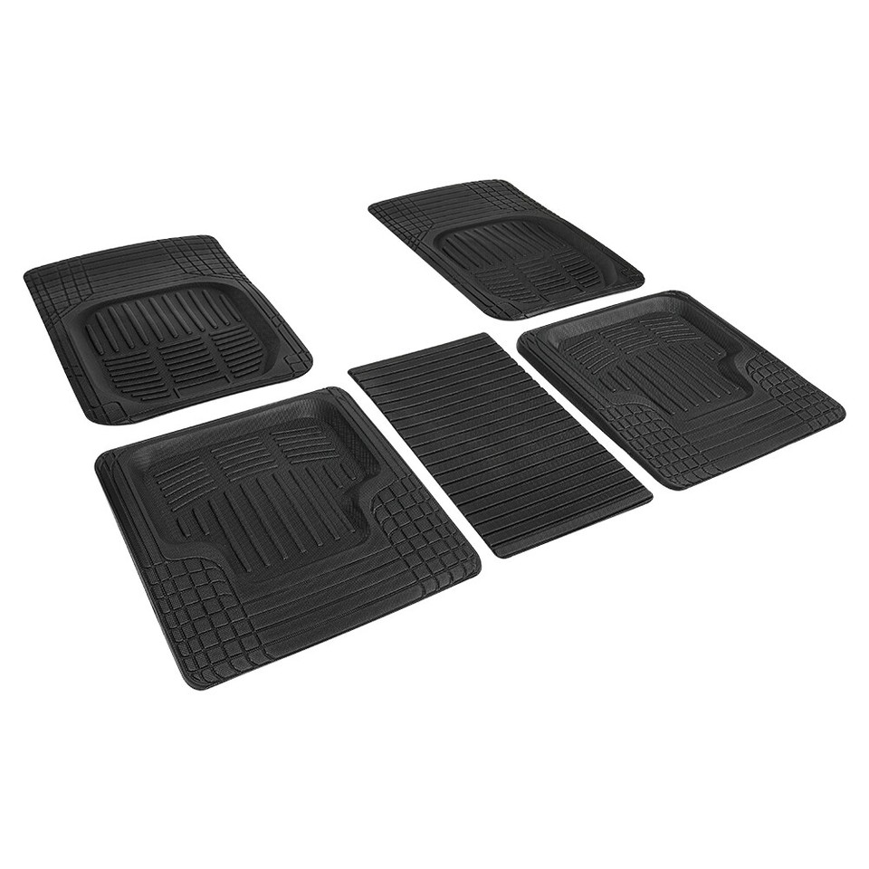 5PCS Full Set Carpets Car Floor Mats XPE Non-Slip All Weather For ...