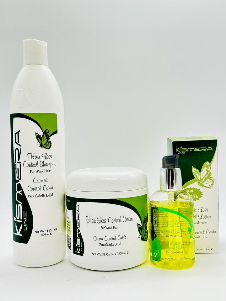 Kismera Hair Loss Shampoo & Control Cream For Weak Hair 16.9 Fl Oz ...
