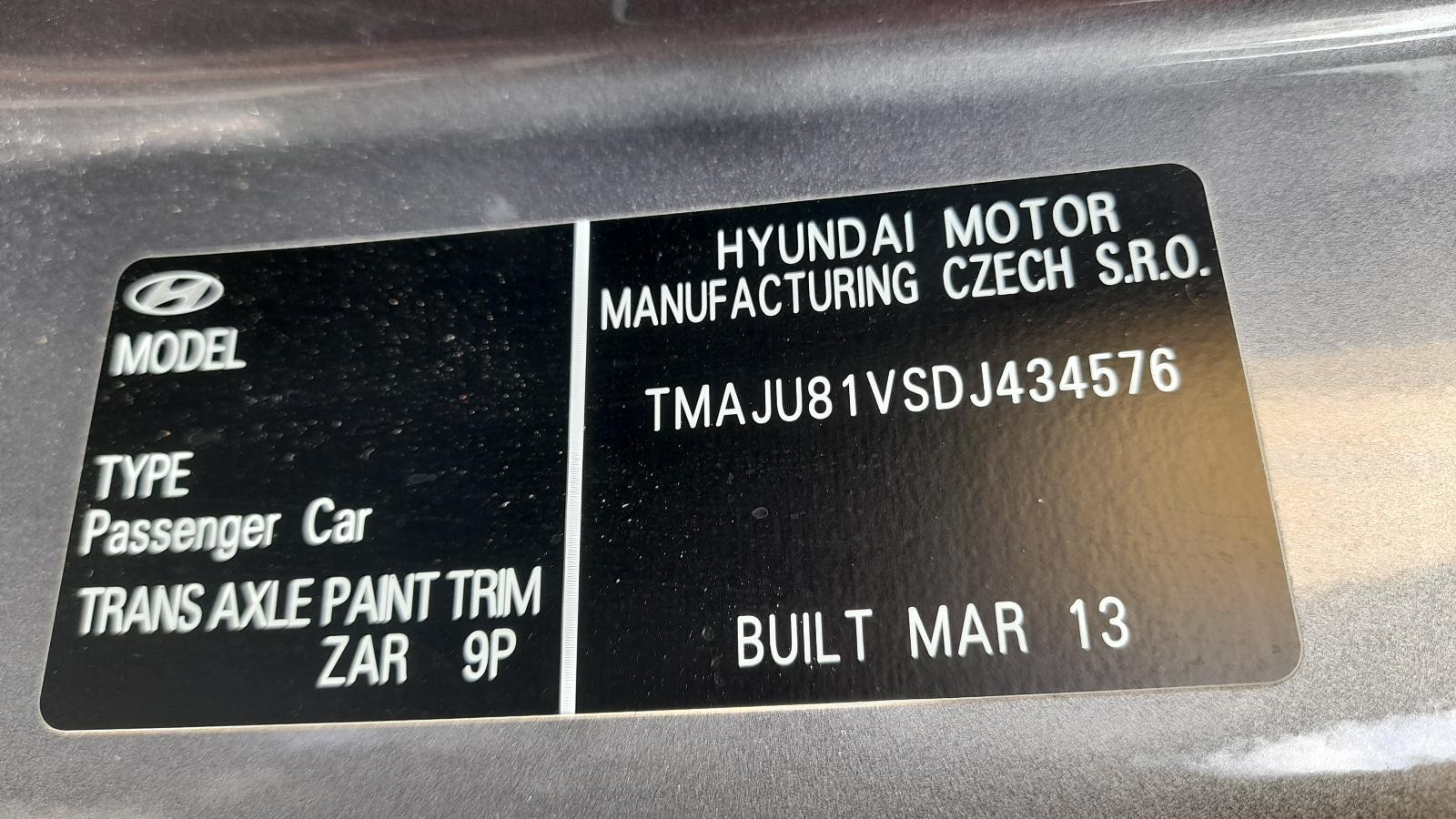 HYUNDAI IX35 RIGHT TAILLIGHT IN BODY, LM SERIES (VIN TMAJ), 09/13-01/16 ...