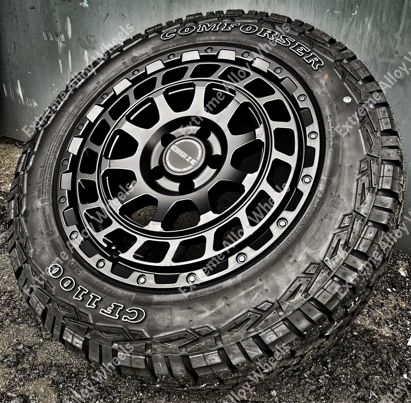 16" Black Swamper Alloy Wheels For Ford Transit Custom Sport + All ...