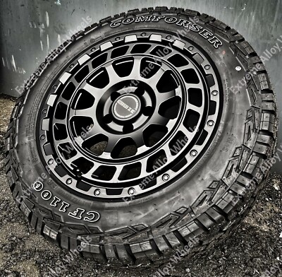 16" Black Swamper Alloy Wheels For Ford Transit Custom Sport + All ...