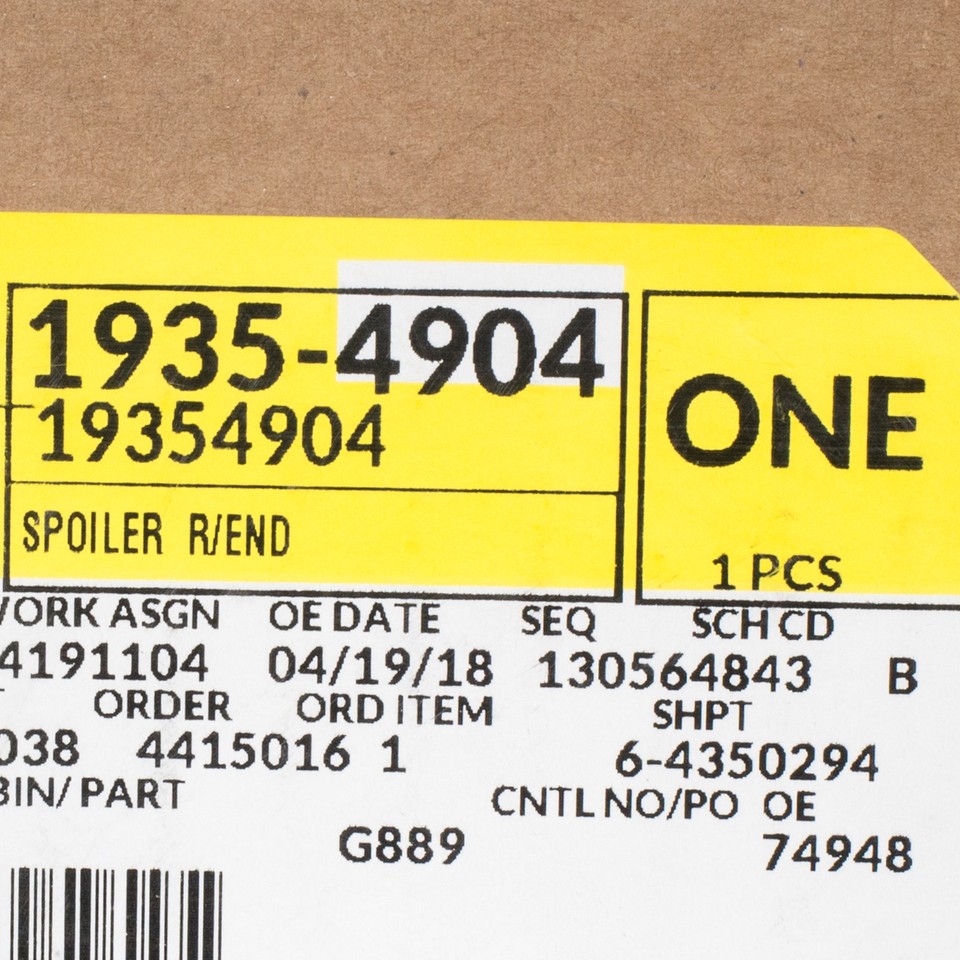 OEM NEW Rear End Tailgate Spoiler Molding Trim 07-13 Avalanche Escalade ...