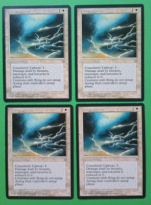 Magic the Gathering MTG Ice Age ENERGY STORM X4 2 MP & 2 HP 1995 ...