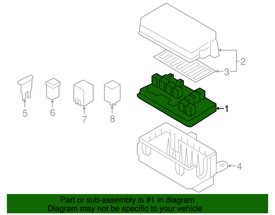Genuine GM Relay & Fuse Plt 96867142 | eBay