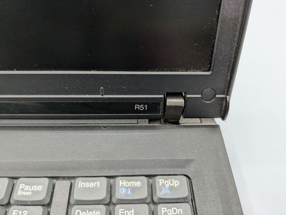 IBM ThinkPad R51 15" Display Intel Pentium M 1.50 GHz 512MB RAM Black ...