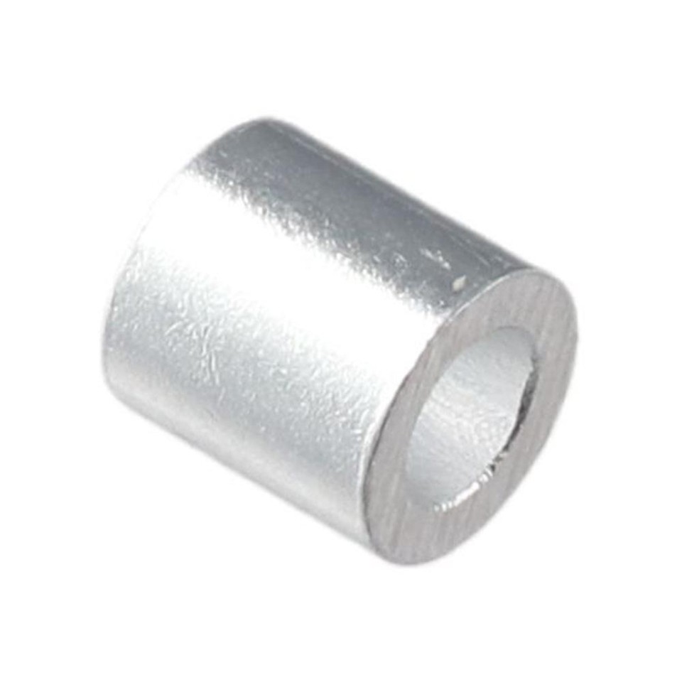 50pcs 4mm Wire Rope Stop Sleeve Aluminum Round Cable Ferrule Loop Cable ...