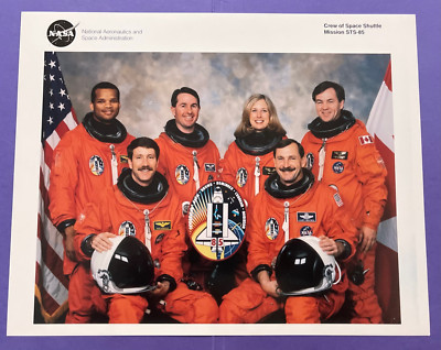 STS- 85 MISSION CREW NASA OFFICIAL RELEASED 8 x 10 LITHO | eBay