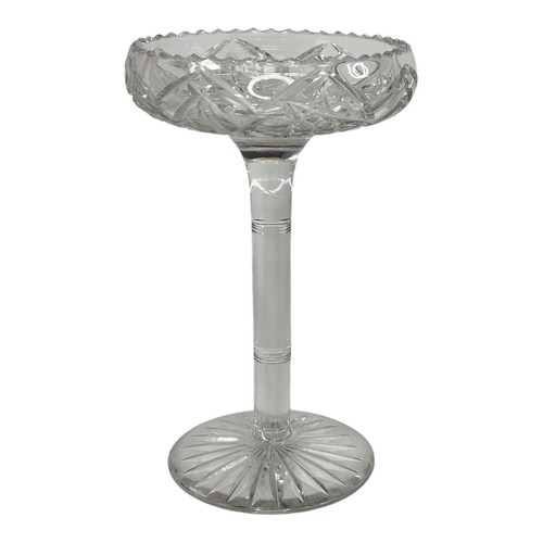 American Brilliant Period Cut Glass Crystal Compote | eBay