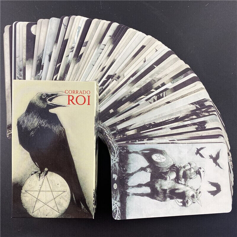 Murder of Crows Tarot :A 78 Card Deck Divination Occult Oracle Game ...