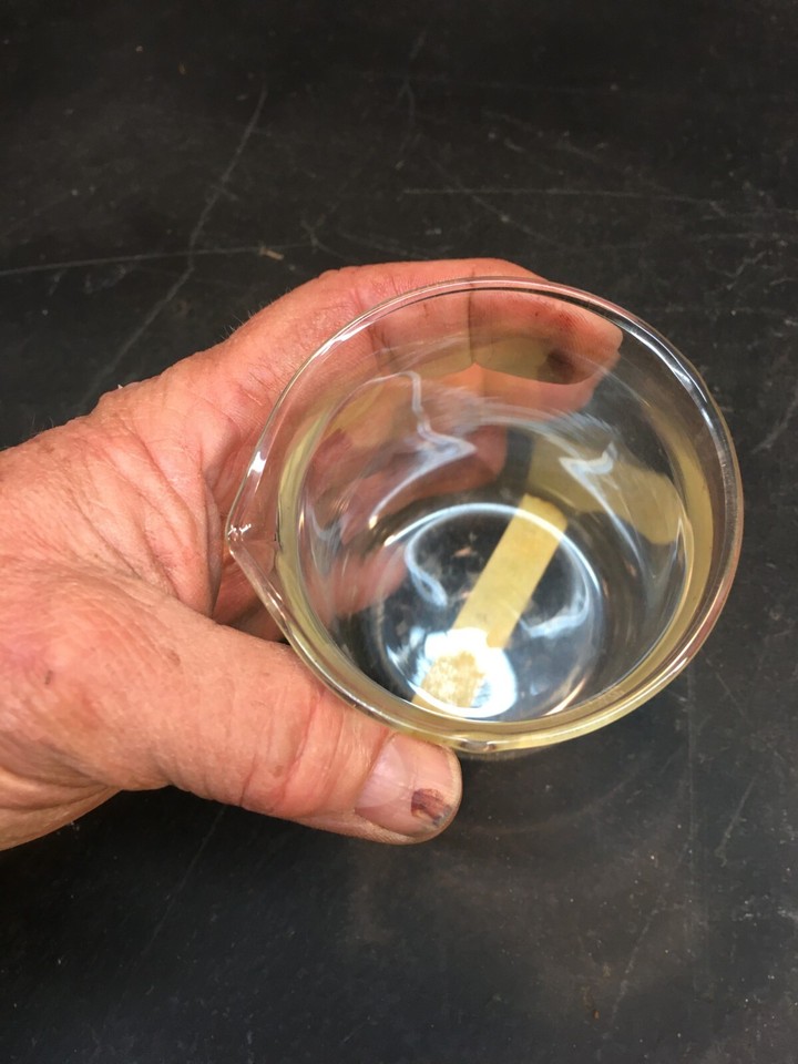 Corning PYREX 1000-250 250ml Low Form Griffin Beaker & PYREX 75mm Watch ...