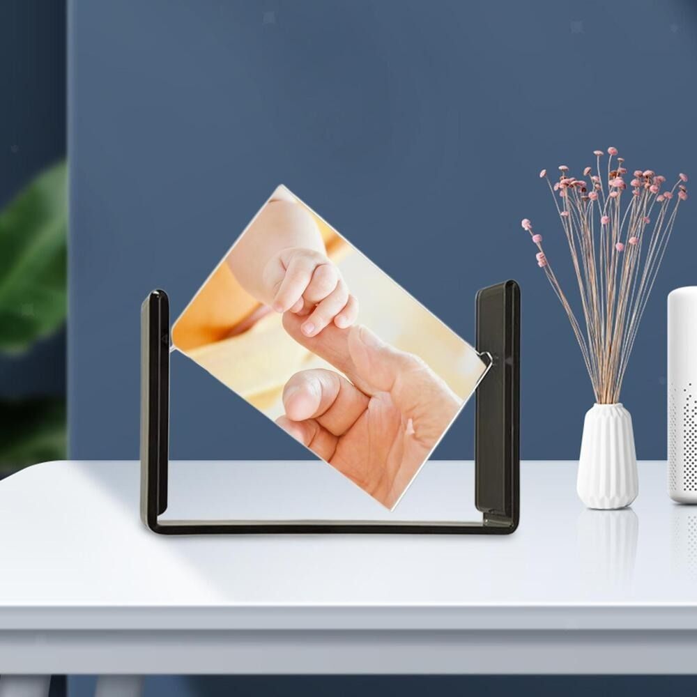 Gift Rotating Photo Frame Acrylic Photo Frame Desk | eBay