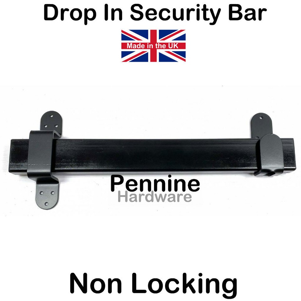 DROP IN Security Door Bar Locking or Non Locking Sheds Garage Factory ...