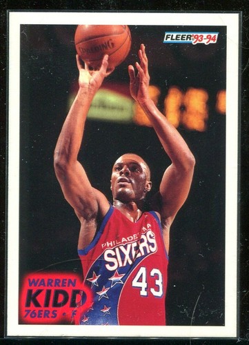 1994 Fleer Basketball Warren Kidd #352 Philadelphia 76ers | eBay