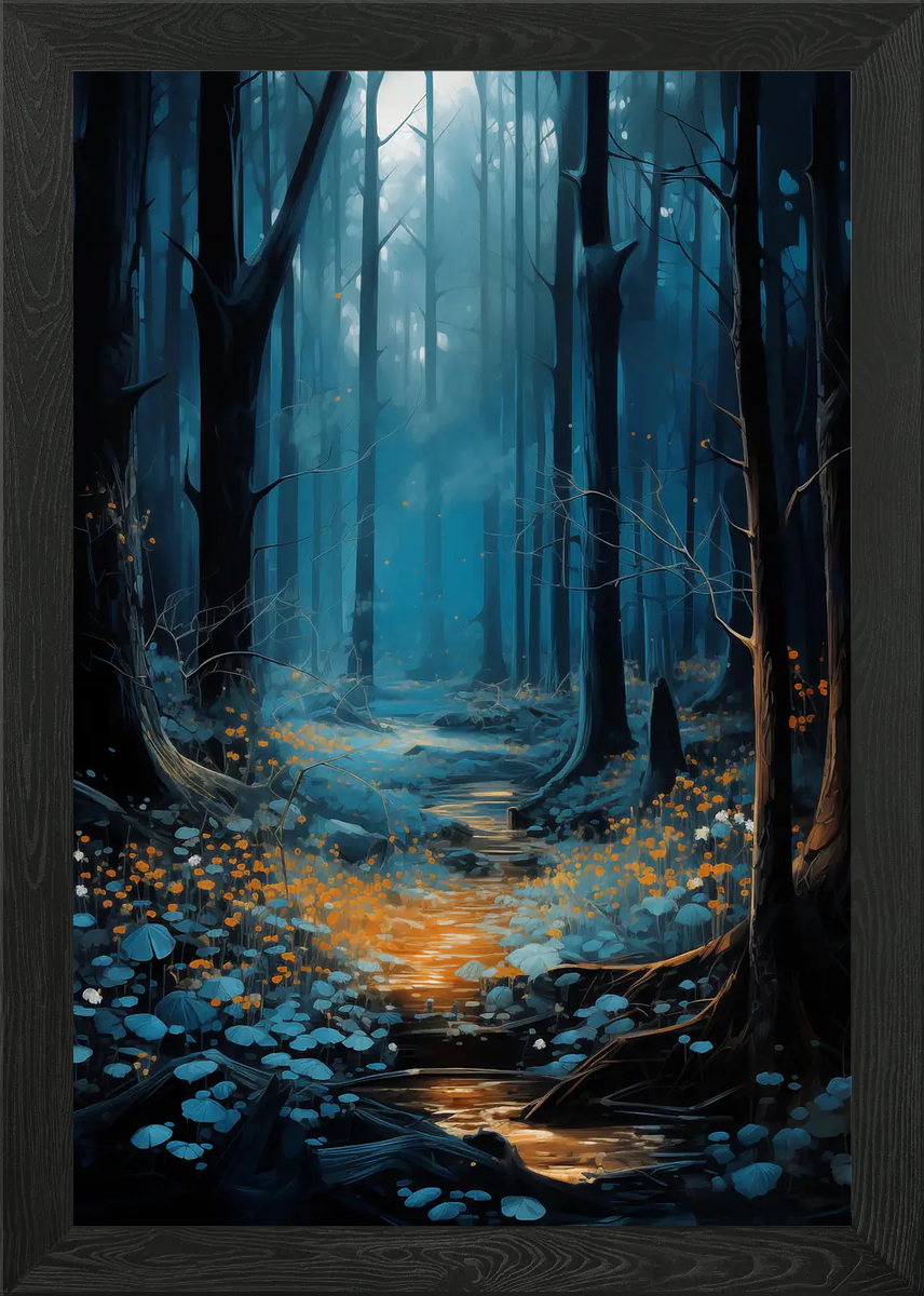 Autumn Tree Framed Wall Art Poster Canvas Print Picture | eBay UK