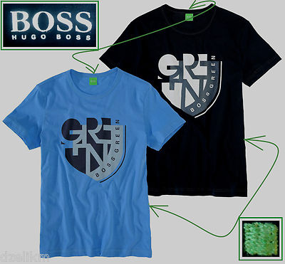 NWT Hugo Boss Green Label LOGO Tee T-Shirt with Printed Design | eBay