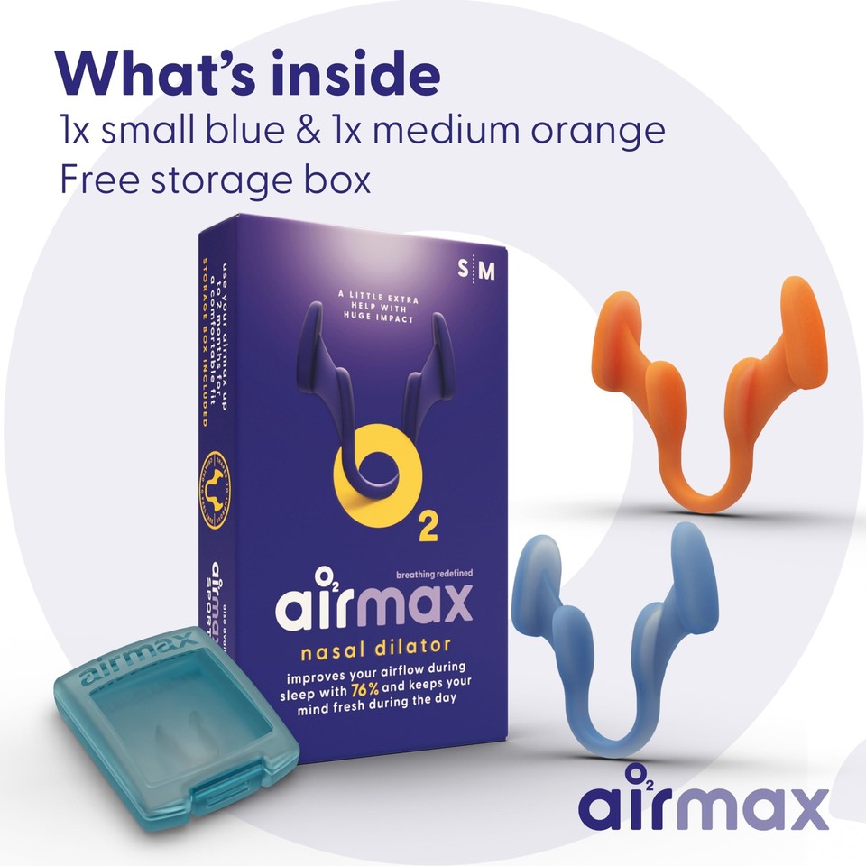 Air Max Unisex Classic Nasal Dilators Trial Pack - anti Snoring Device ...