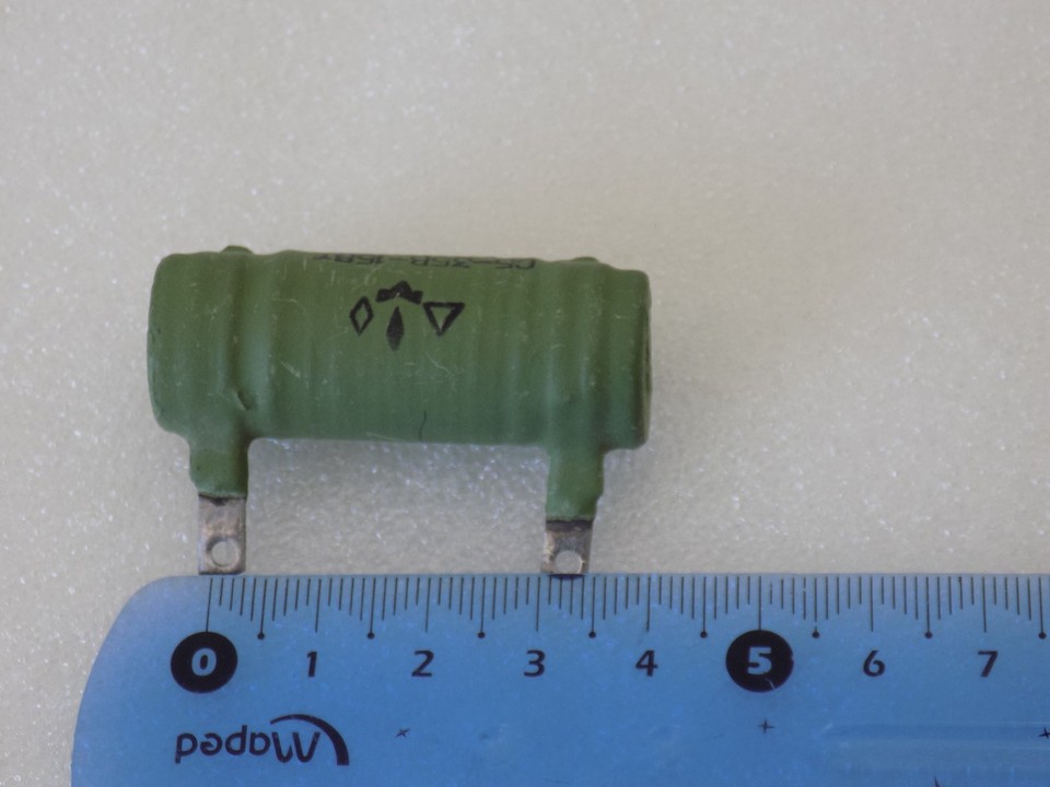 2x S5-35V ( 3.9 Ohm 5%, 15 Watt ) Ceramic Wirewound Resistor Military ...
