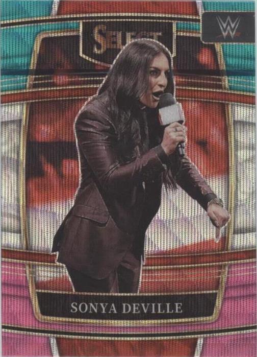 2022 Panini Select WWE - Concourse Sonya DeVille #68 Tri-Color Prizm ...