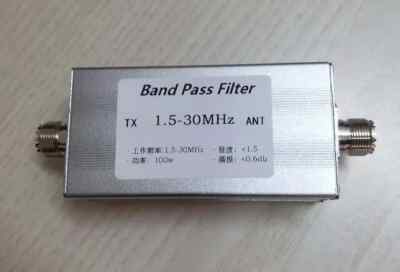 HF Bandpass Filter 1.5-30mhz BPF Bandpass Filter Improves Anti ...