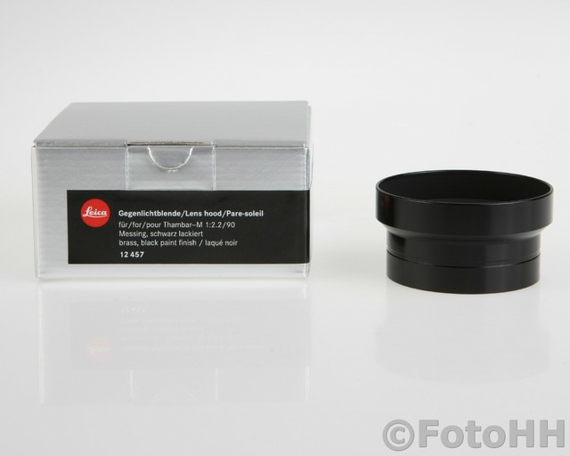 LEICA BLACK PAINTED LENS HOOD FOR LEICA THAMBAR -M 1 2.2/90 LEICA ...