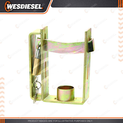 ARK Trailer Coupling Lock Heavy Duty 2 Position Lockng Incl Padlock ...