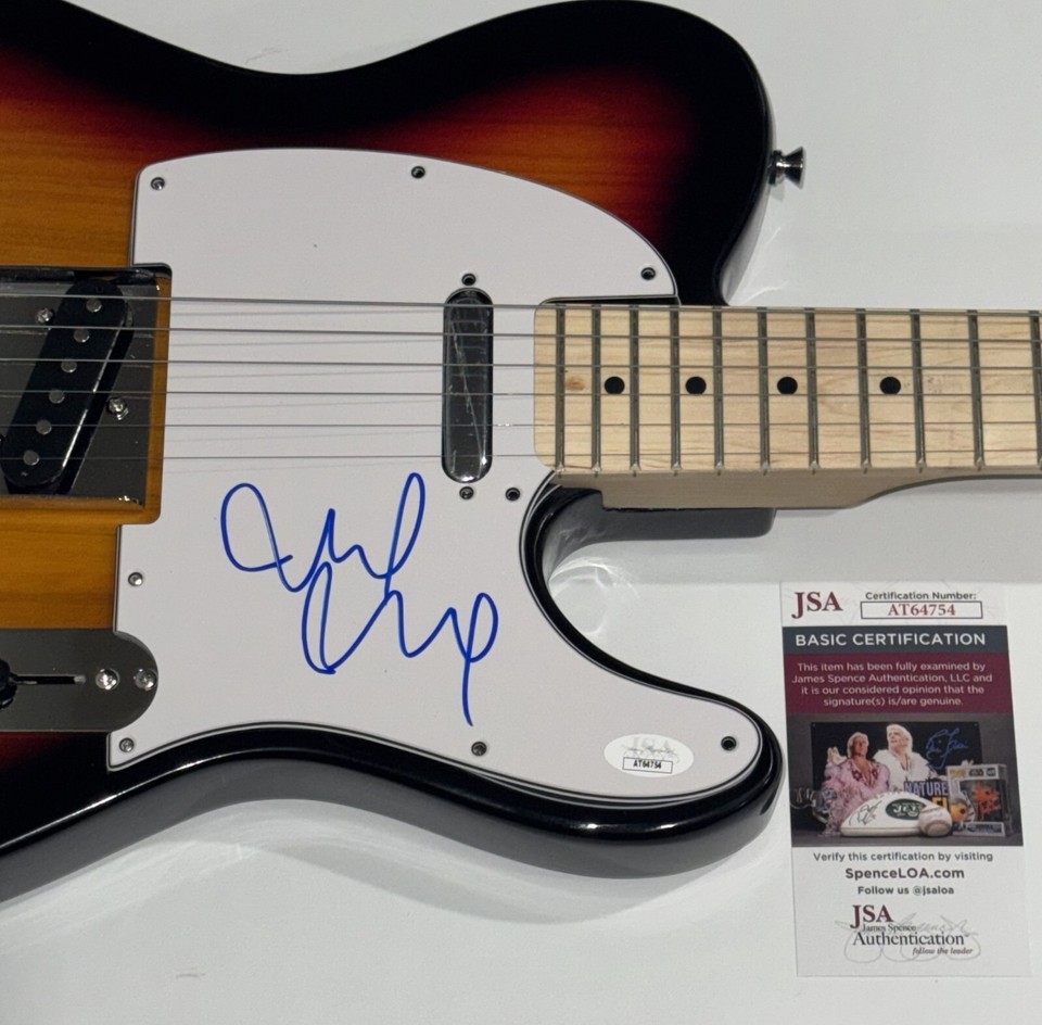 MIKE MCCREADY SIGNED SUNBURST ELECTRIC GUITAR PEARL JAM AUTOGRAPHED JSA ...