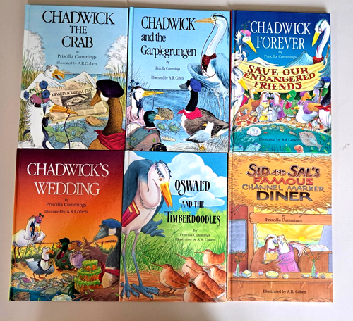 Lot of 6 Priscilla Chadwick books: 4 Chadwick Crab + 2 Others, all ...