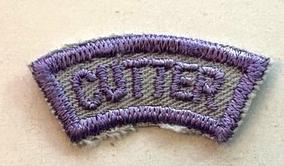 1960's CUTTER scout reservation patch; segment arc rocker shape | eBay