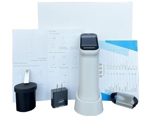 Portable Color Meter with Measuring Aperture 6mm Wavelength Range 400 ...