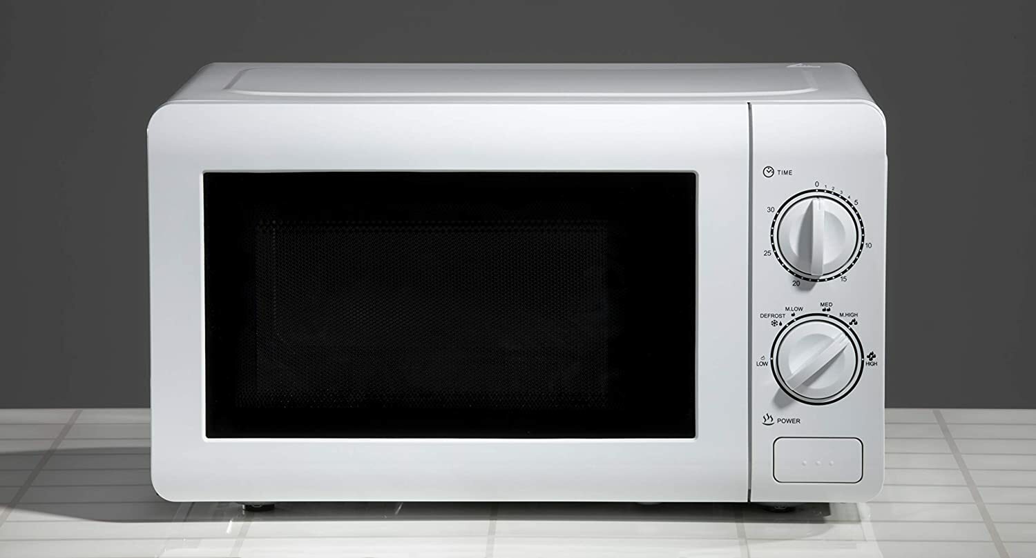 Daewoo 20L 800W 6 Power Levels Manual Stainless Steel Microwave SDA2075 ...