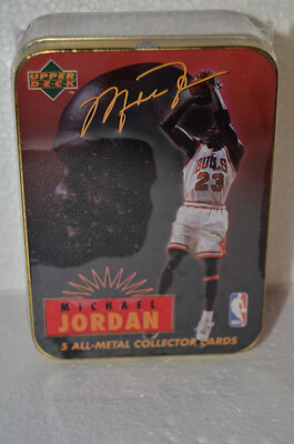 Upper Deck Michael Jordan 5 All Metal Collector Cards Still FACTOEY ...