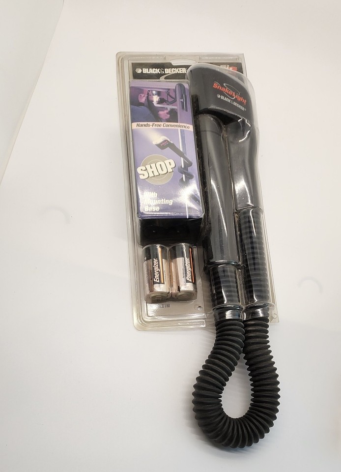 Vintage 1994 Black & Decker Snake Light Flexible Flashlight NOS Sealed ...