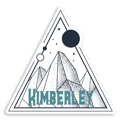 2 x 10cm Kimberley Canada Vinyl Stickers Mountain Travel Luggage ...