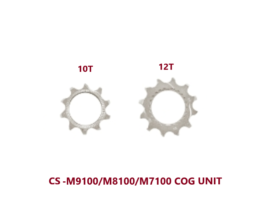 SHIMANO 12 SPEED SPROCKET WHEEL 10&12T COG UNIT FOR CS-M9100/M8100 ...