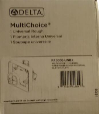 Delta R10000-UNBX MultiChoice Universal Tub/Shower Valve | eBay