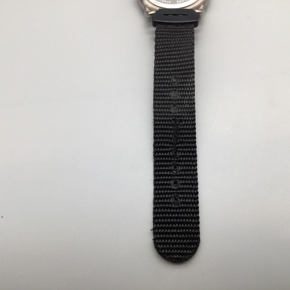 Field & Stream Watch Men 40mm Silver Tone Black Dial Day Date New ...