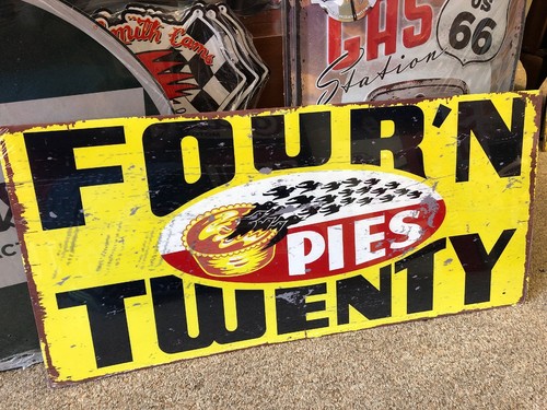 Four’n’ Twenty Repro Blackbirds Metal Sign SK346 | eBay Australia
