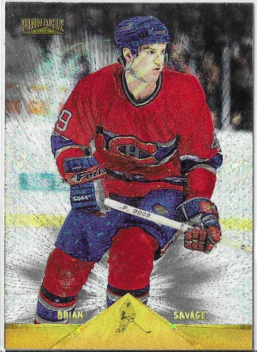 1996-97 Pinnacle BRIAN SAVAGE Rink Collection parallel card #134 | eBay
